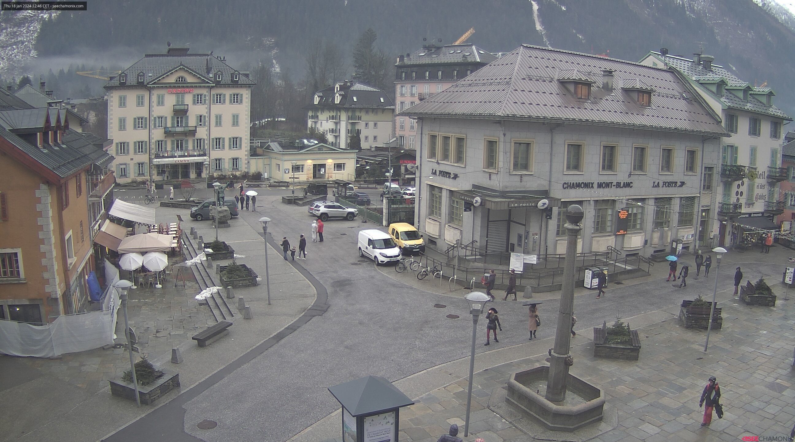 Webcam Chamonix-Mont-Blanc: Place Balmat
