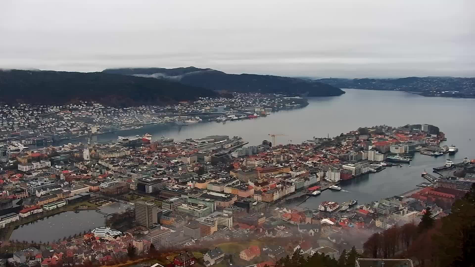 Webcam Bergen: Bergen - Fløyen