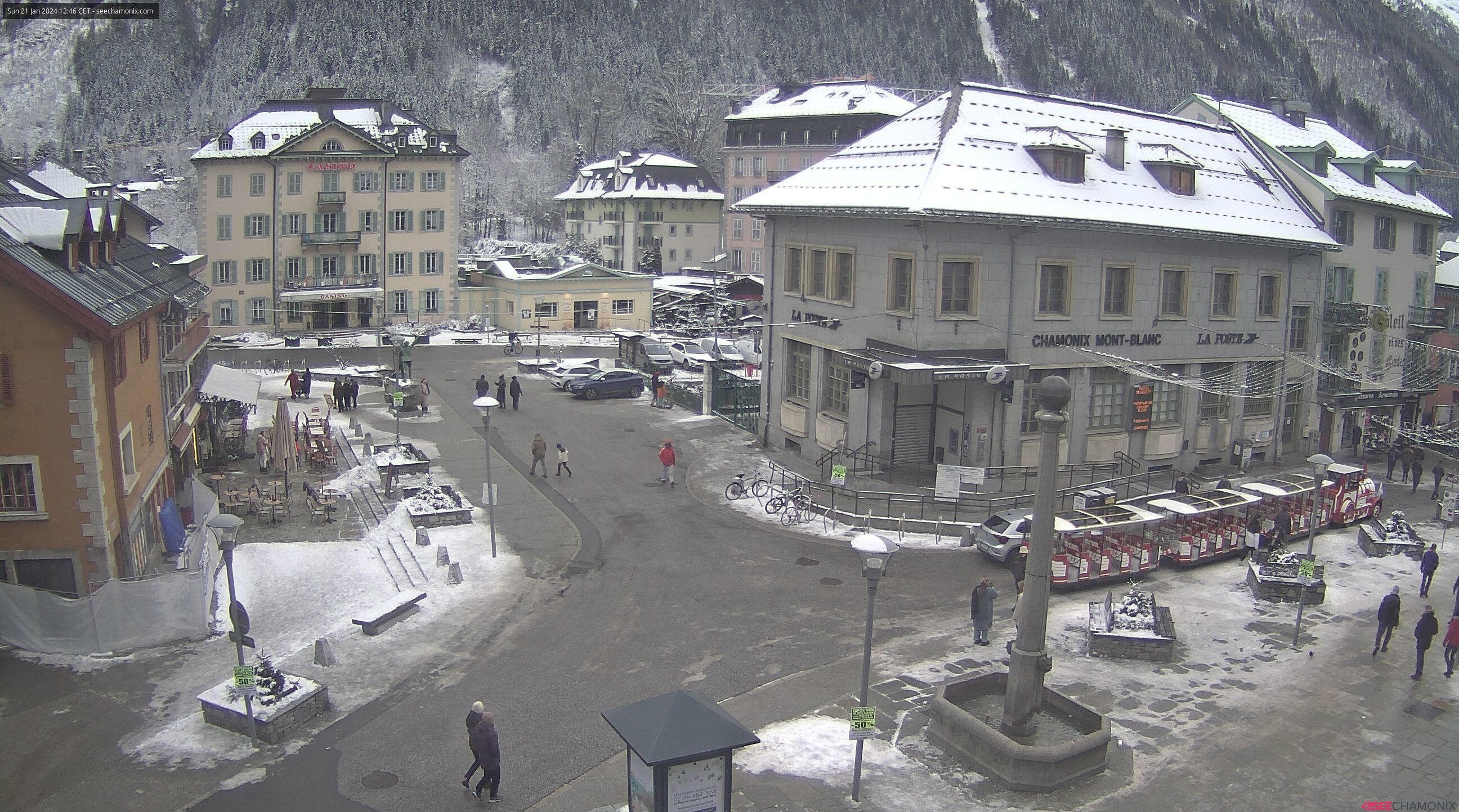 Webcam Chamonix-Mont-Blanc: Place Balmat