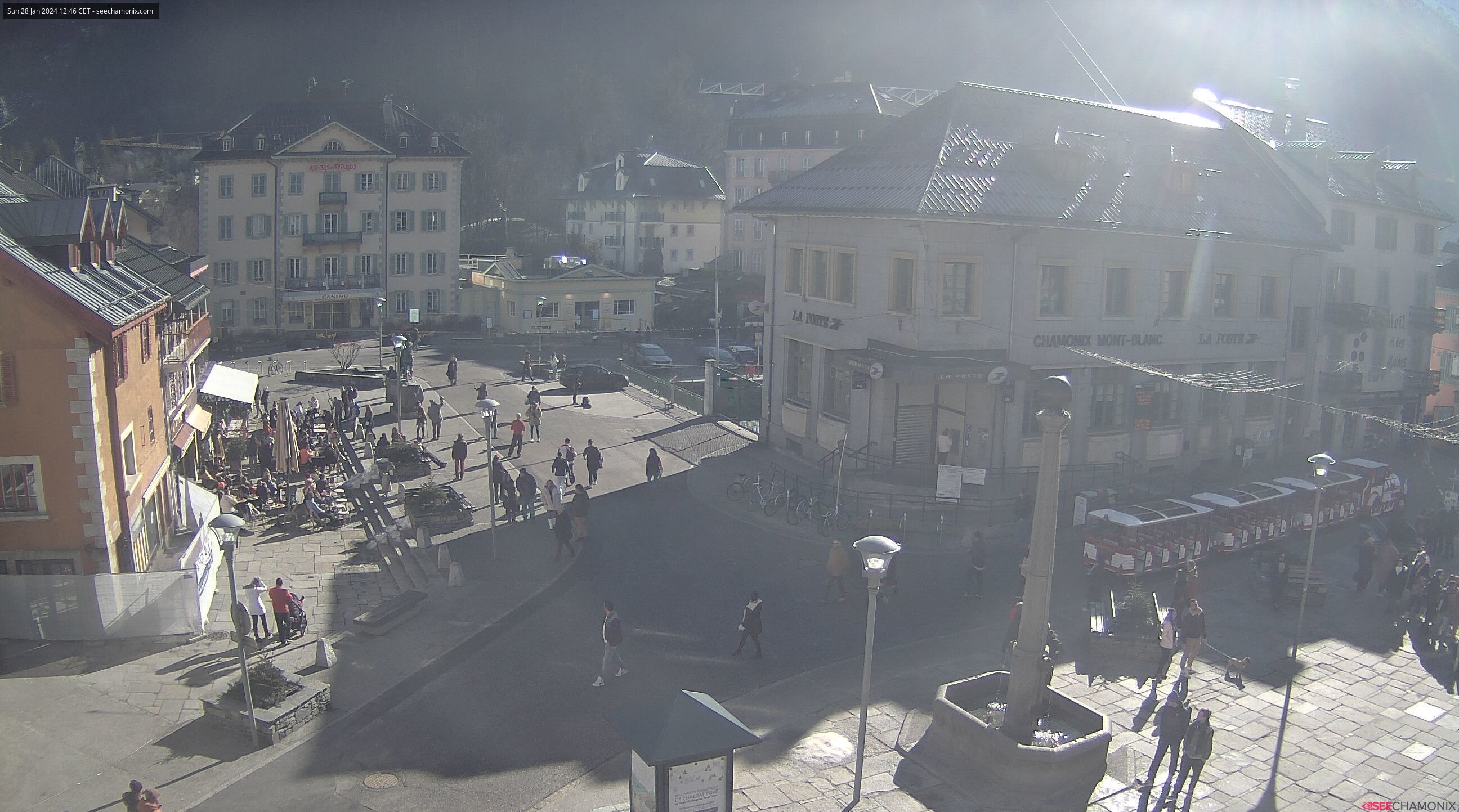 Webcam Chamonix-Mont-Blanc: Place Balmat