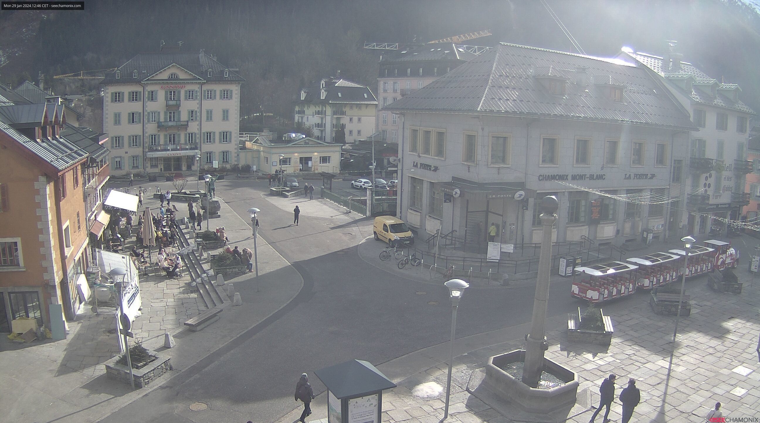 Webcam Chamonix-Mont-Blanc: Place Balmat