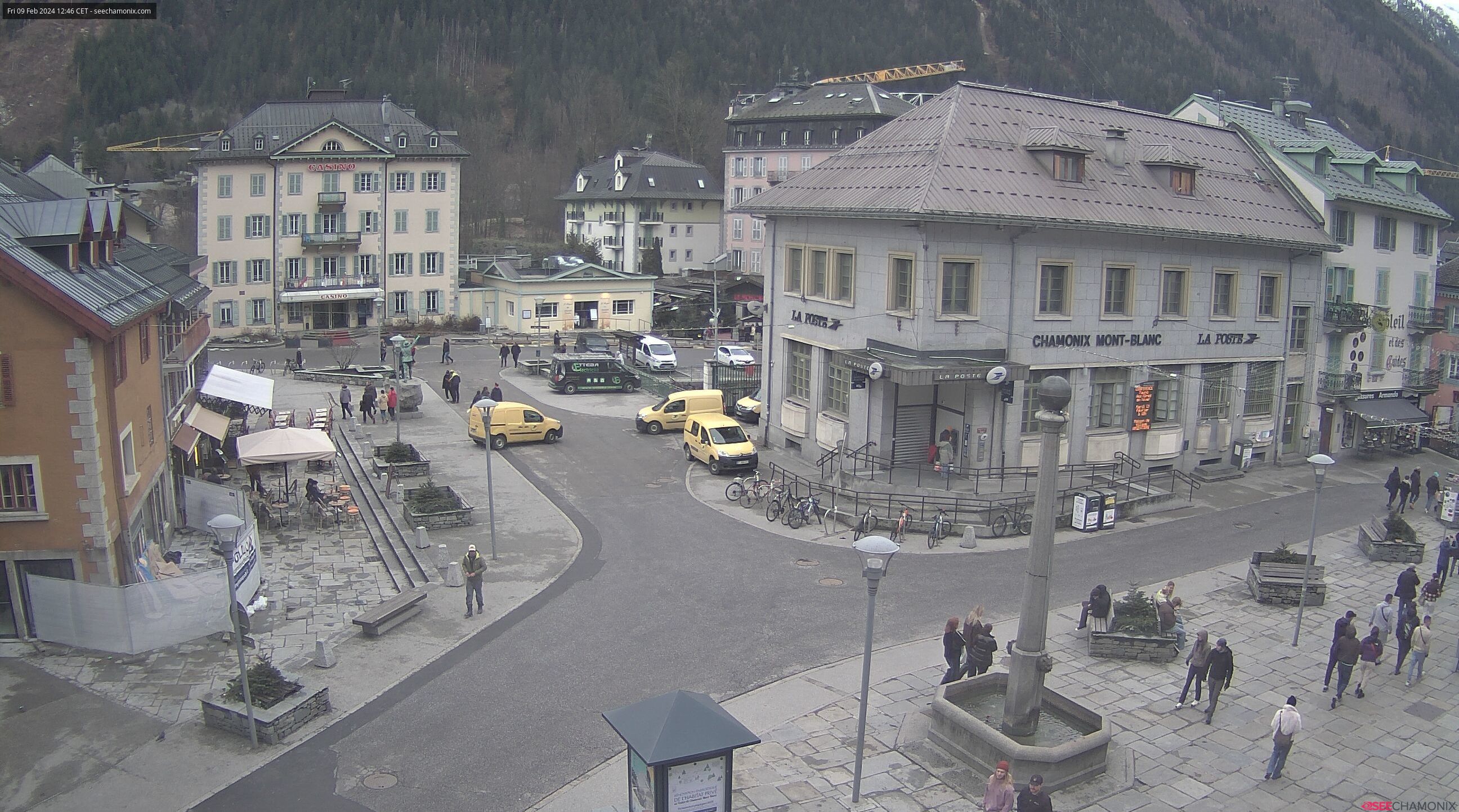Webcam Chamonix-Mont-Blanc: Place Balmat