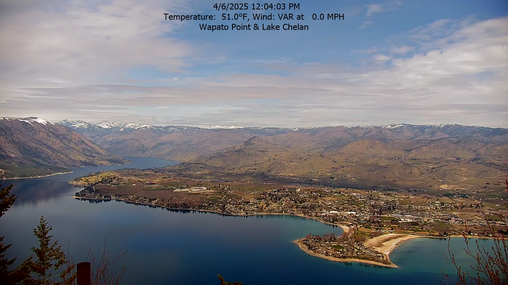 Webcam Manson, Washington: Wapato Point, Lake Chelan