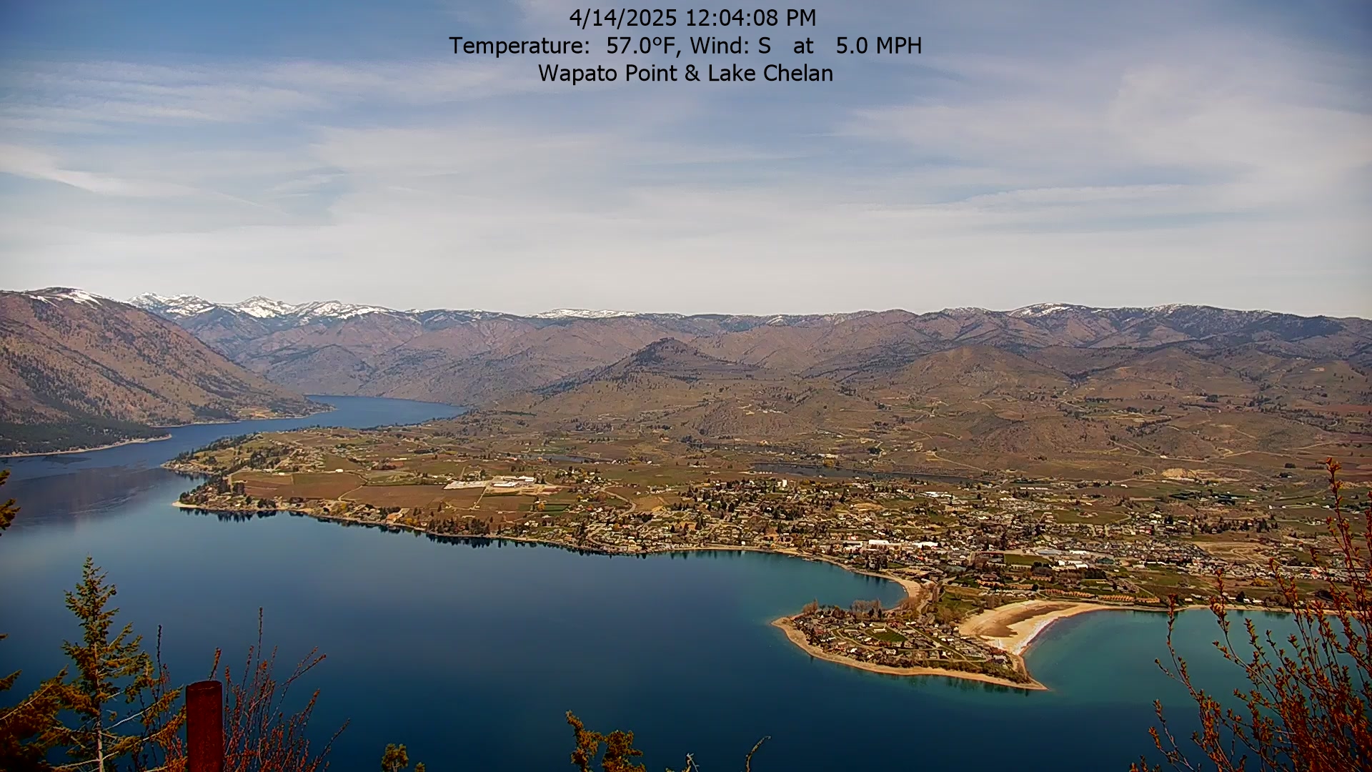 Webcam Manson, Washington: Wapato Point, Lake Chelan