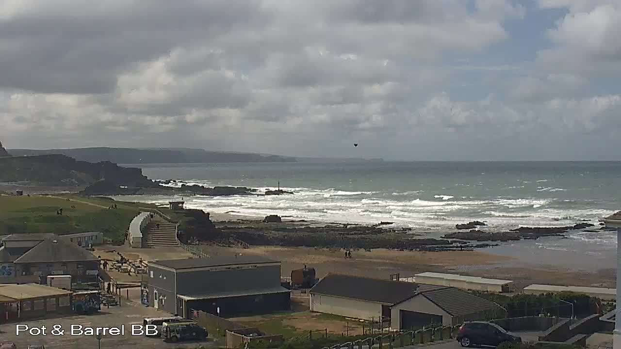 Webcam Bude (Cornwall): Live Surf & Beach View