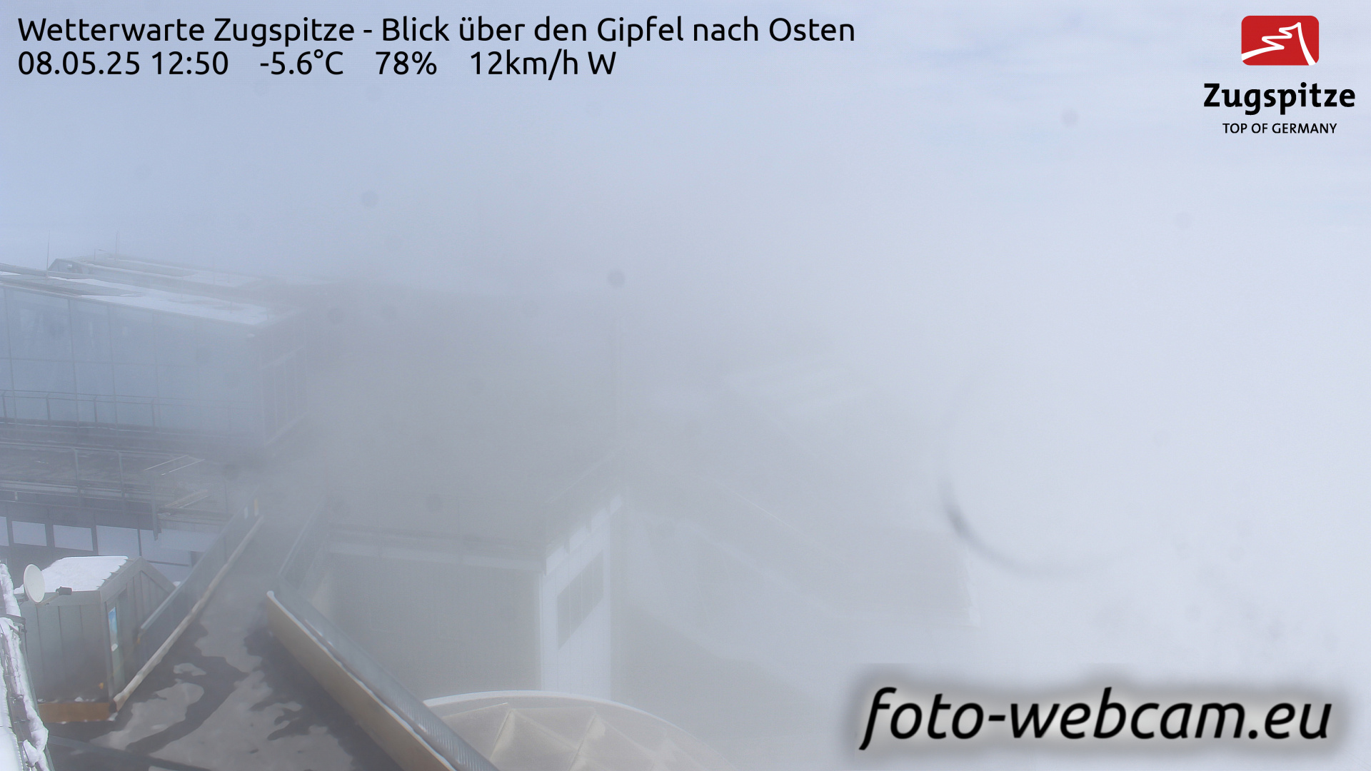 Zugspitze: HD Foto-Webcam Zugspitze Gipfel - Webcam Galore