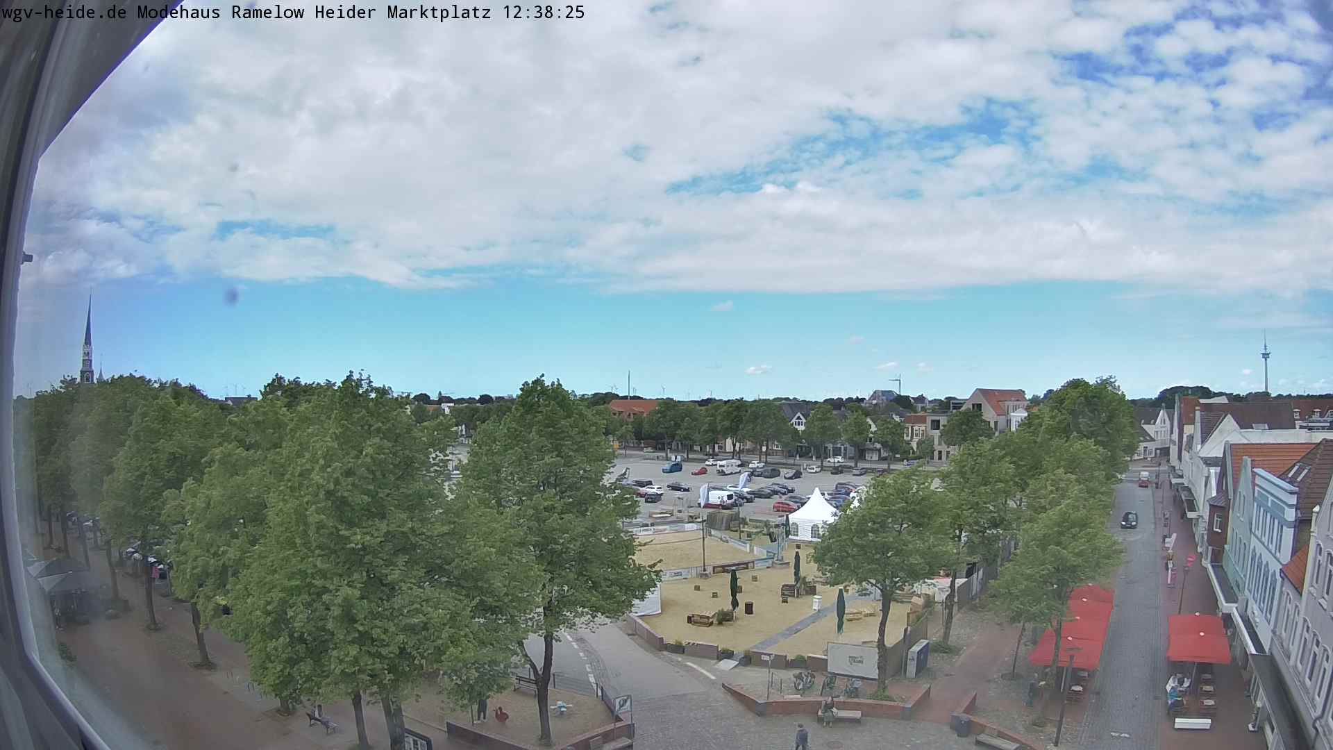 Webcam Heide (Holstein): Heide Market Square from the WGV Heide ...
