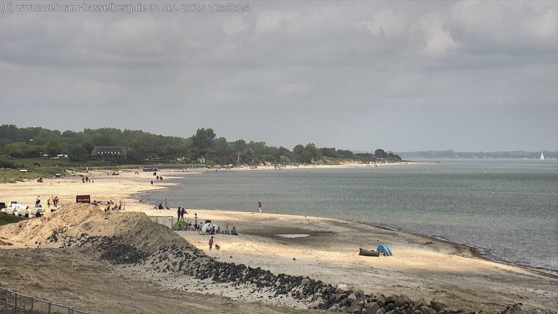 Hasselberg: Strandblick - Webcam Galore