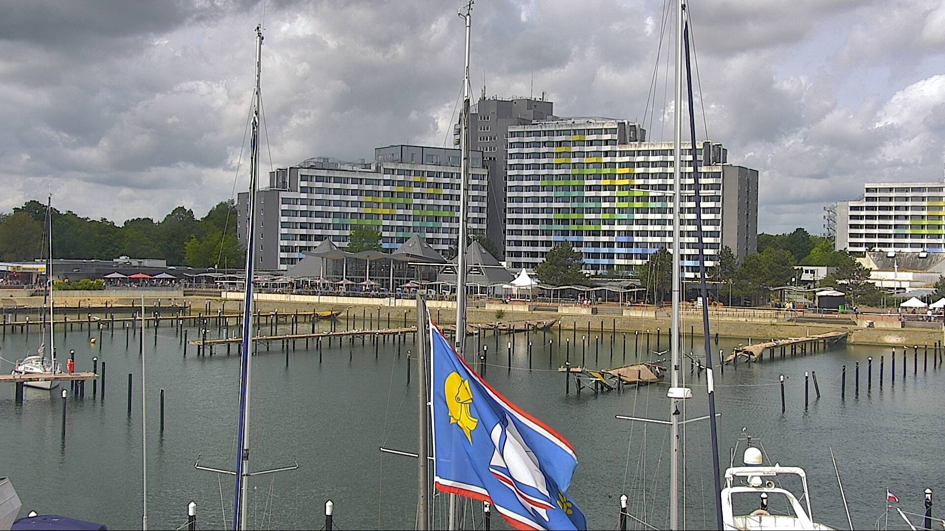 Ostseebad Damp: Yachthafen - Webcam Galore