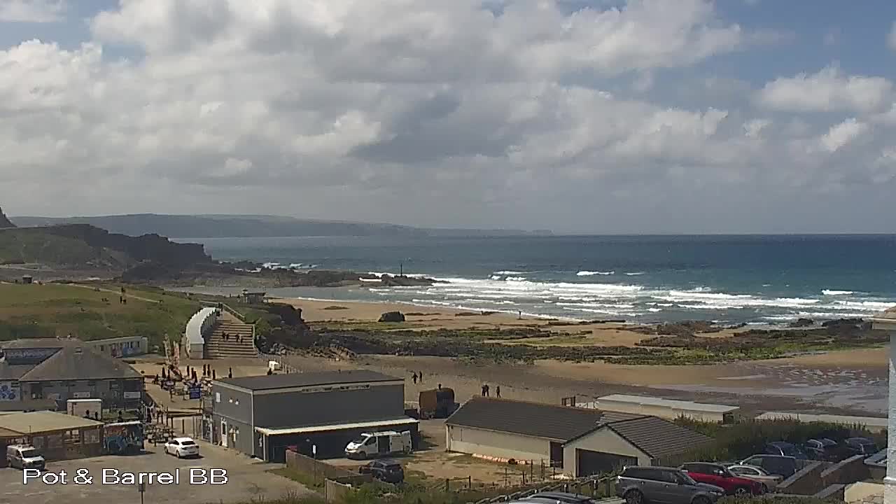 Webcam Bude (Cornwall): Live Surf & Beach View