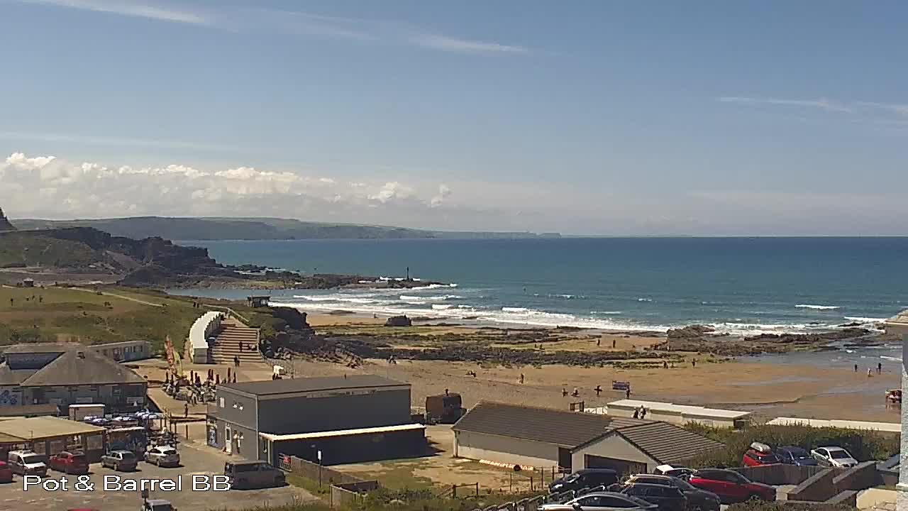 Webcam Bude (Cornwall): Live Surf & Beach View