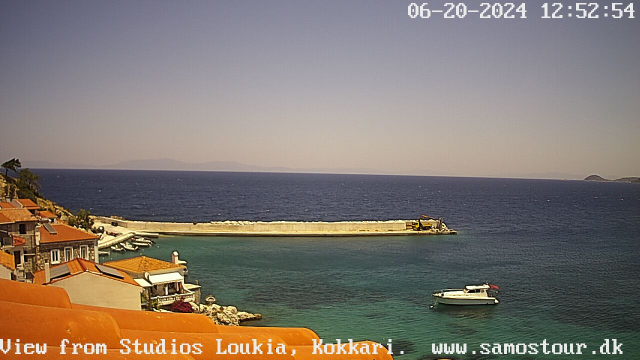 Webcam Kokkari (Samos): View over Kokkari