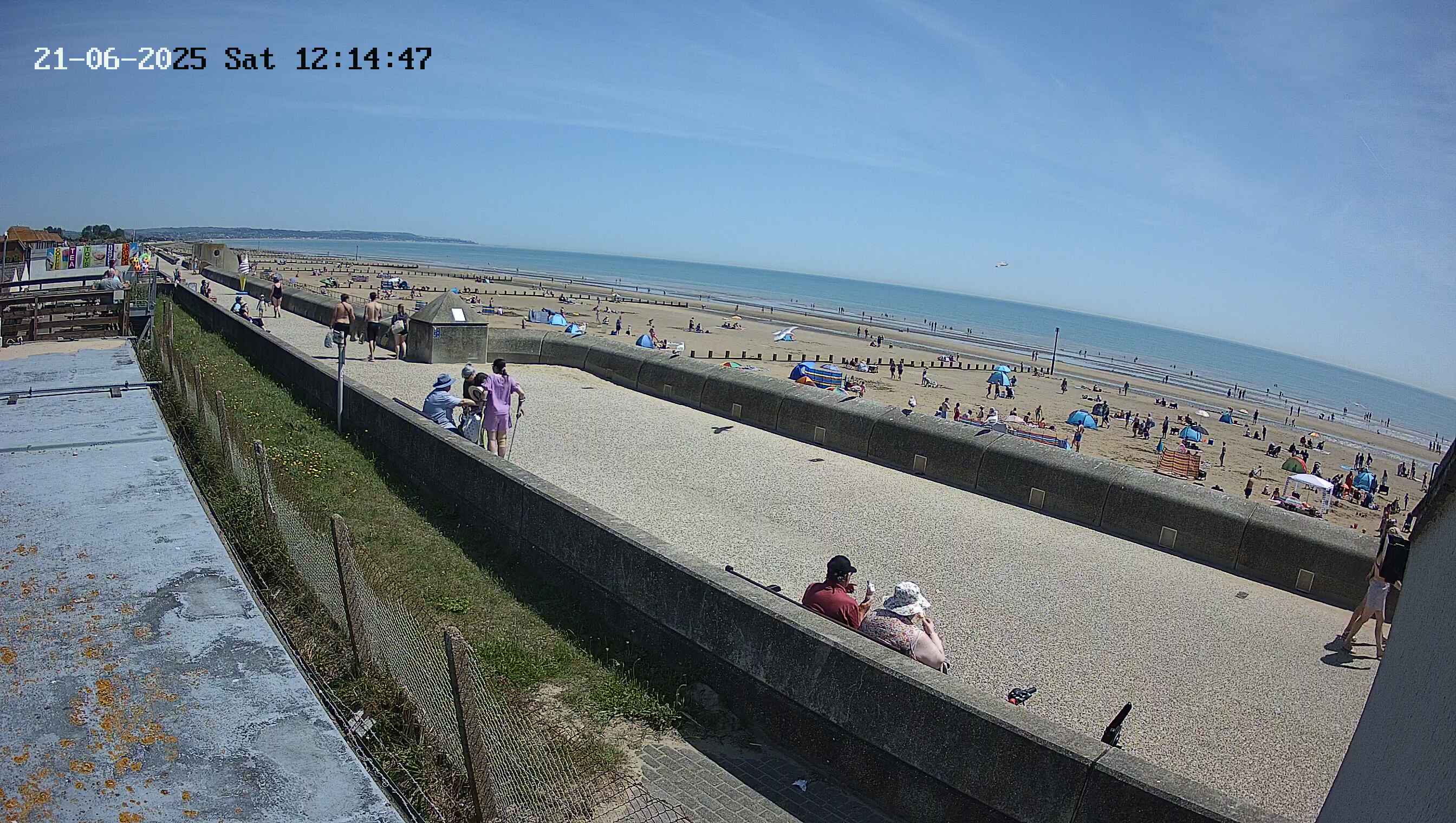 Webcam Dymchurch: Dymchurch Beachcam