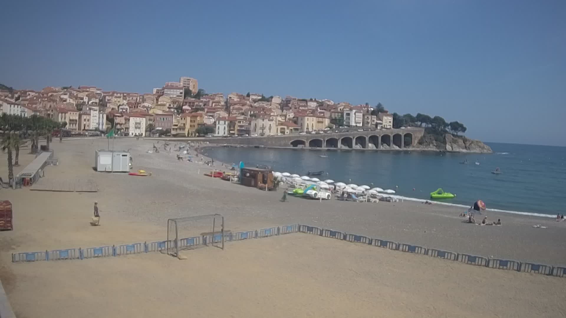 Webcam Banyuls-sur-Mer: Plage Centrale