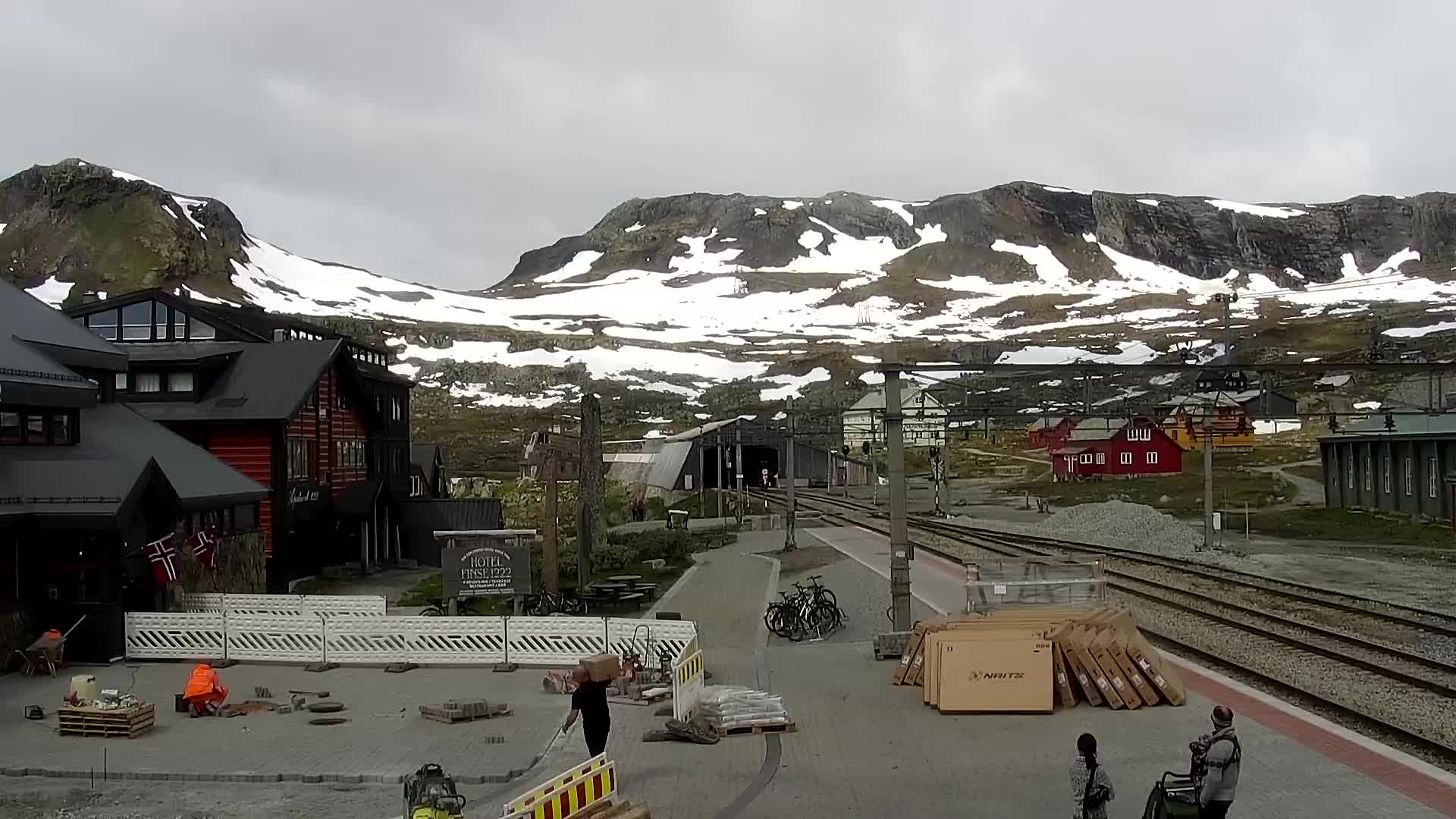 Webcam Finse: Finse Train Station