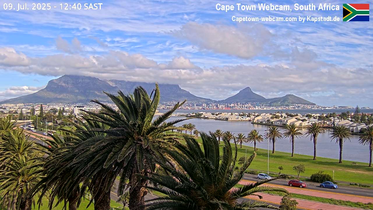 Webcam Cape Town: City and Table Mountain
