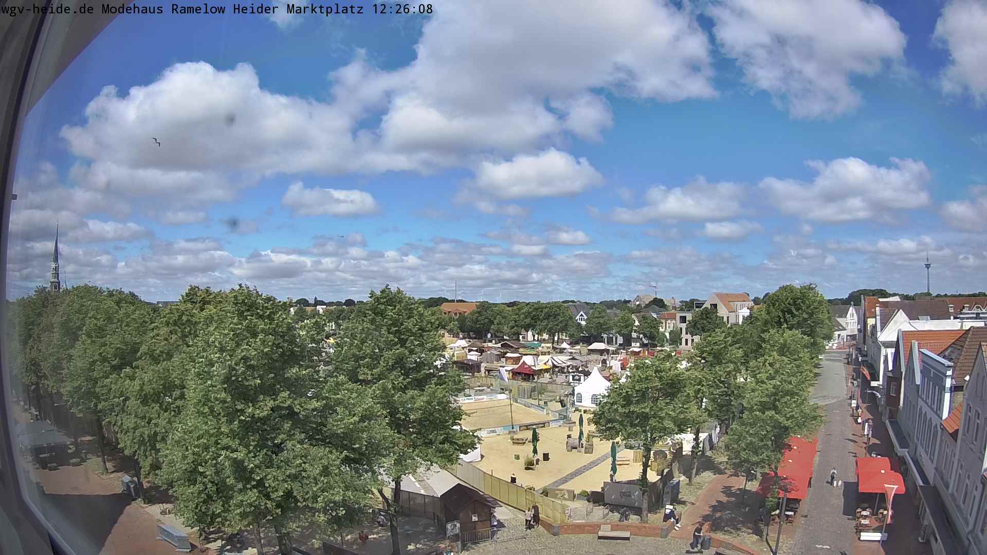 Webcam Heide (Holstein): Heide Market Square from the WGV Heide ...