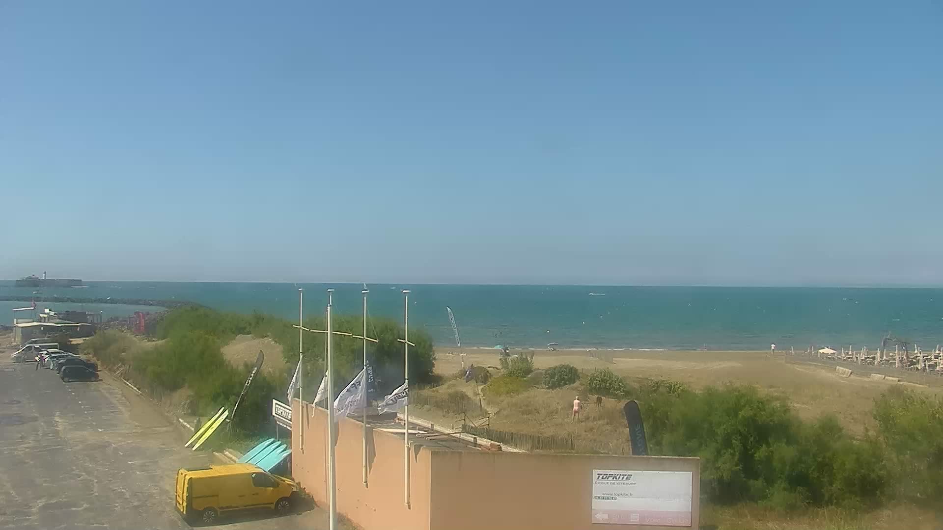 Webcam Cap d'Agde: Plage Richelieu est