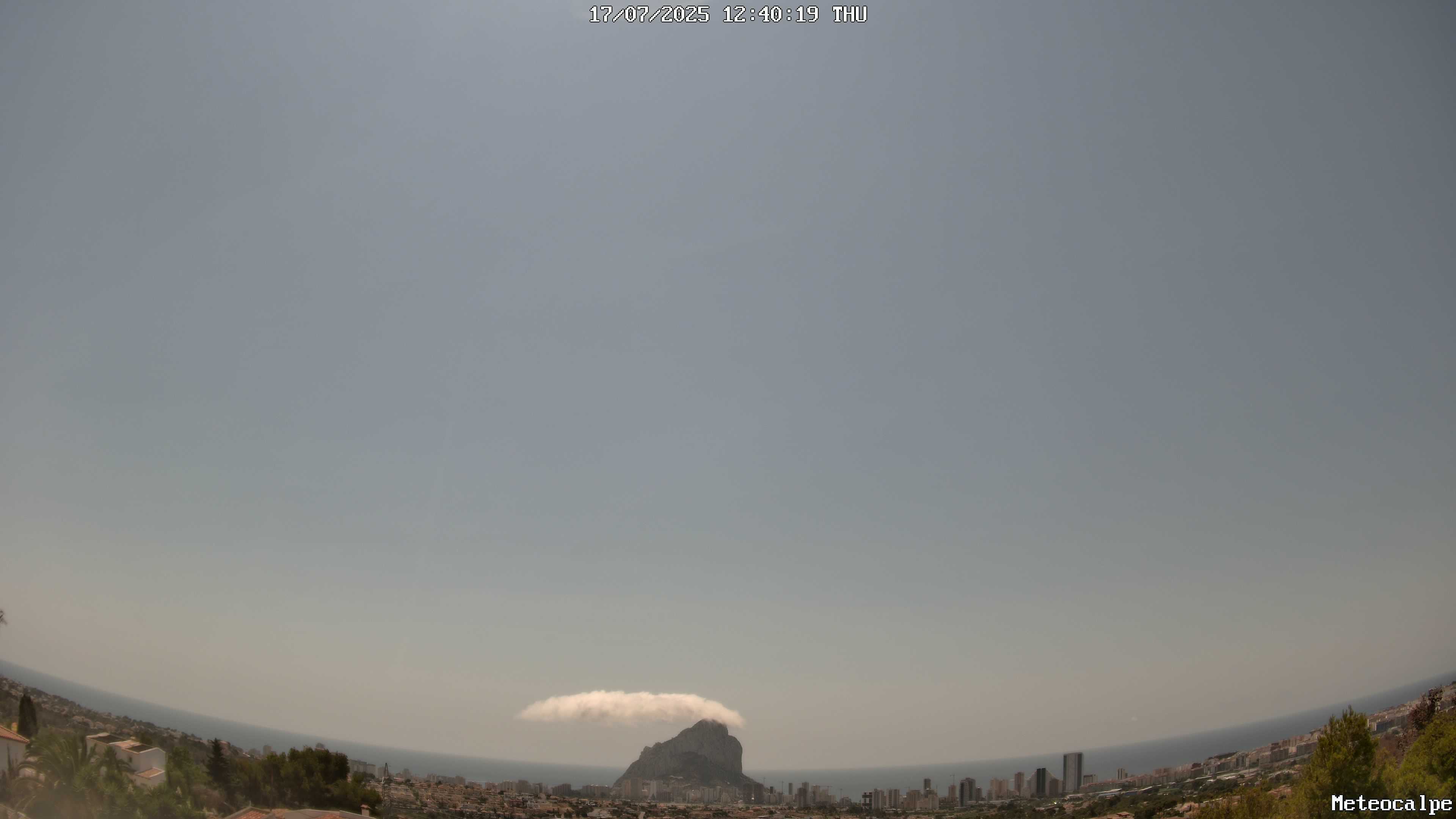 Webcam Calpe: View over Calpe