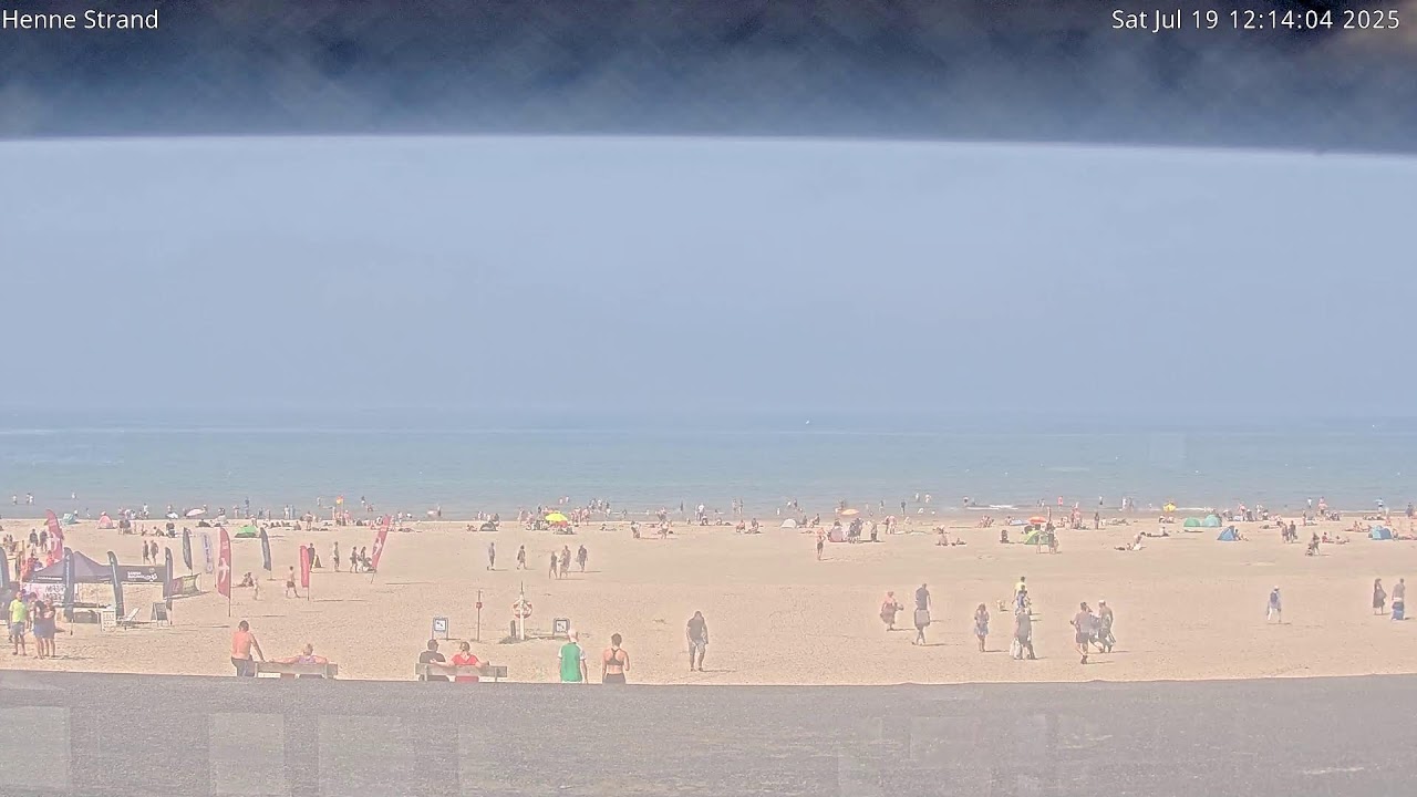 Webcam Henne Strand: HD-Stream Strand