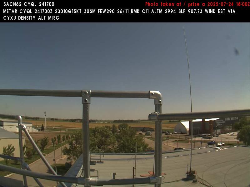 Webcam Lethbridge: Lethbridge Airport (CYQL)