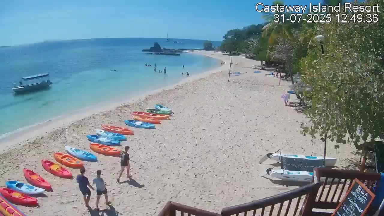 Webcam Castaway Island: Fiji Webcam