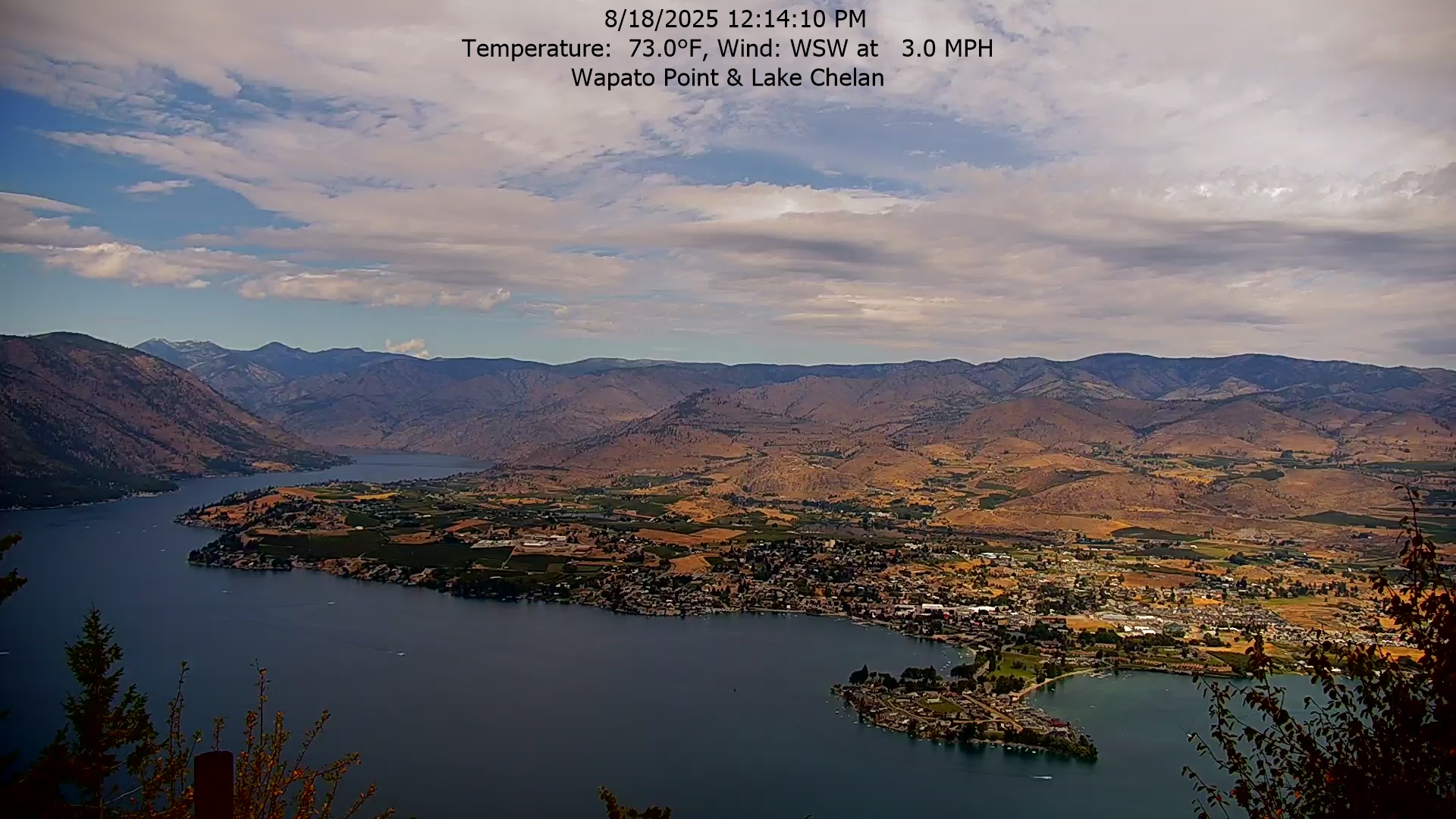 Webcam Manson, Washington: Wapato Point, Lake Chelan