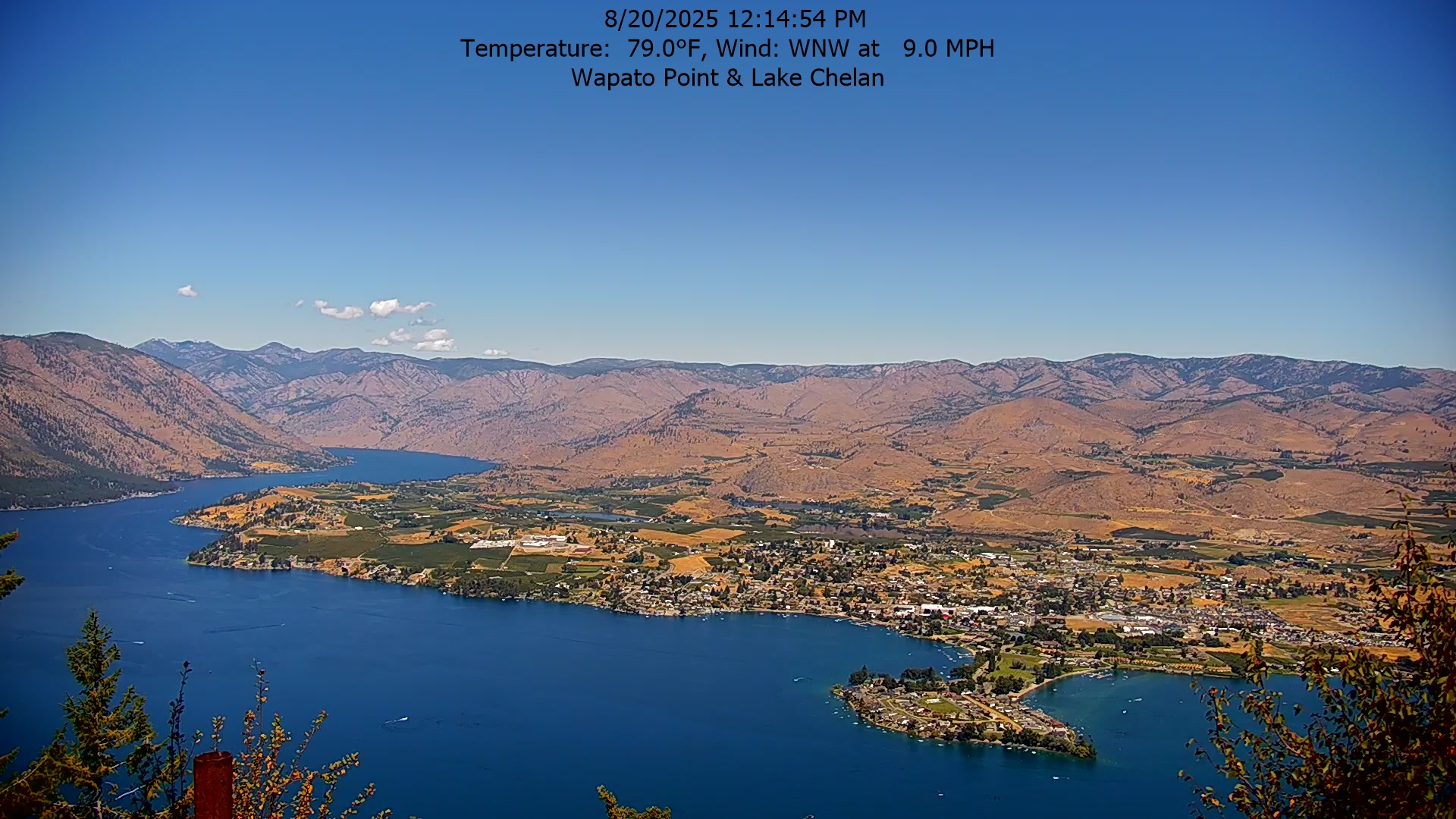 Webcam Manson, Washington: Wapato Point, Lake Chelan