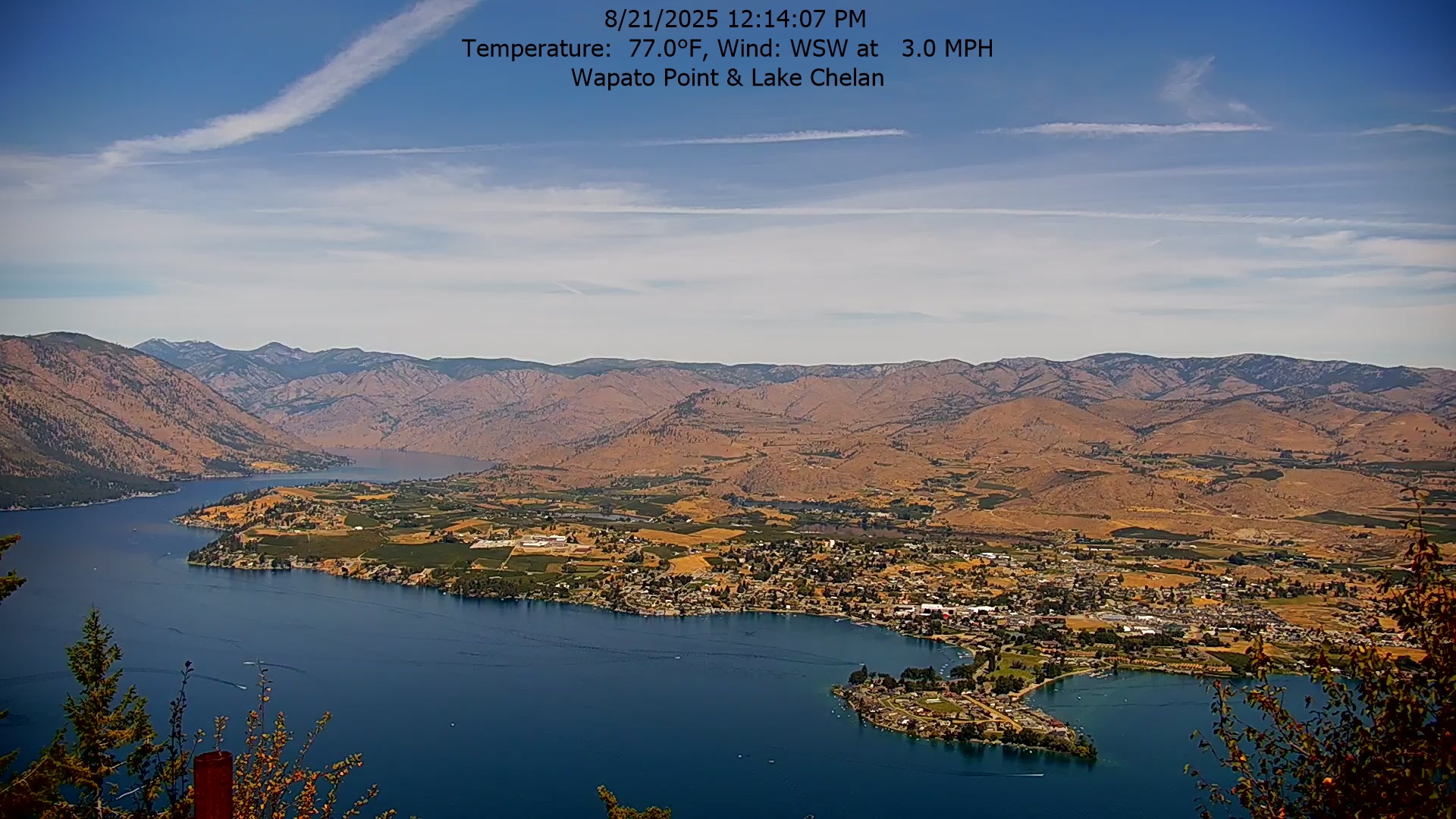 Webcam Manson, Washington: Wapato Point, Lake Chelan