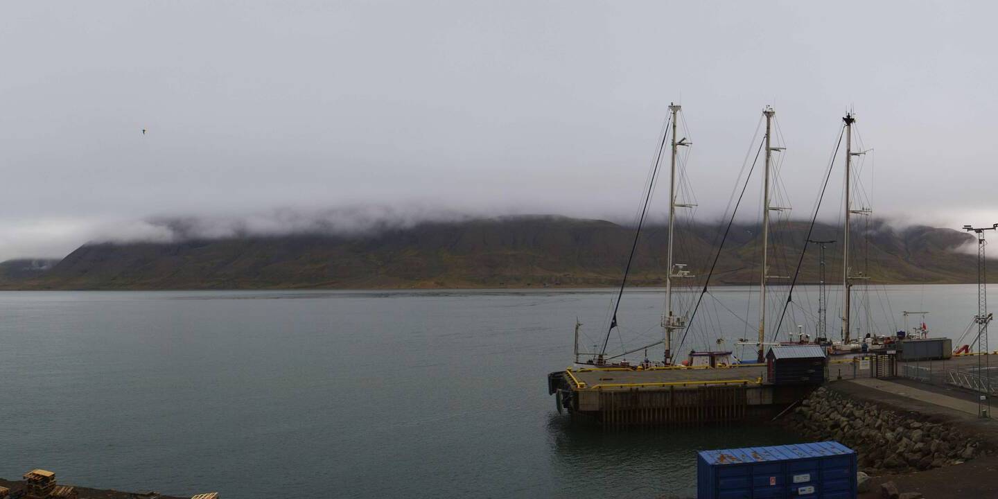 Webcam Longyearbyen (Spitsbergen): 360° Port of Longyearbyen