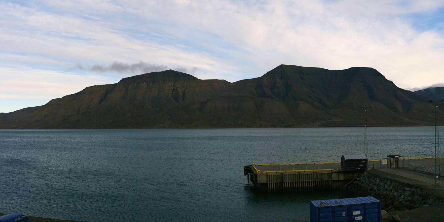 Webcam Longyearbyen (Spitsbergen): 360° Port of Longyearbyen