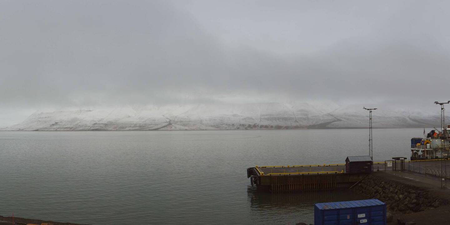 Webcam Longyearbyen (Spitsbergen): 360° Port of Longyearbyen