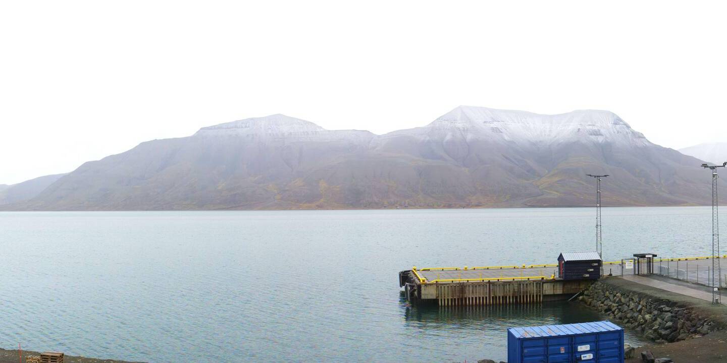 Longyearbyen (Spitzbergen): 360°-Panorama Hafen - Webcam Galore