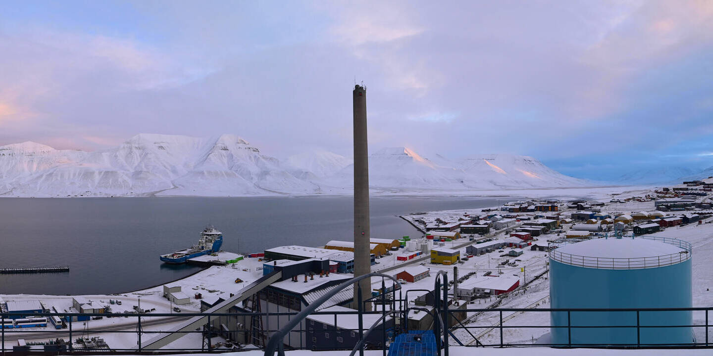 Webcam Longyearbyen (Spitsbergen): Panorama Longyearbyen