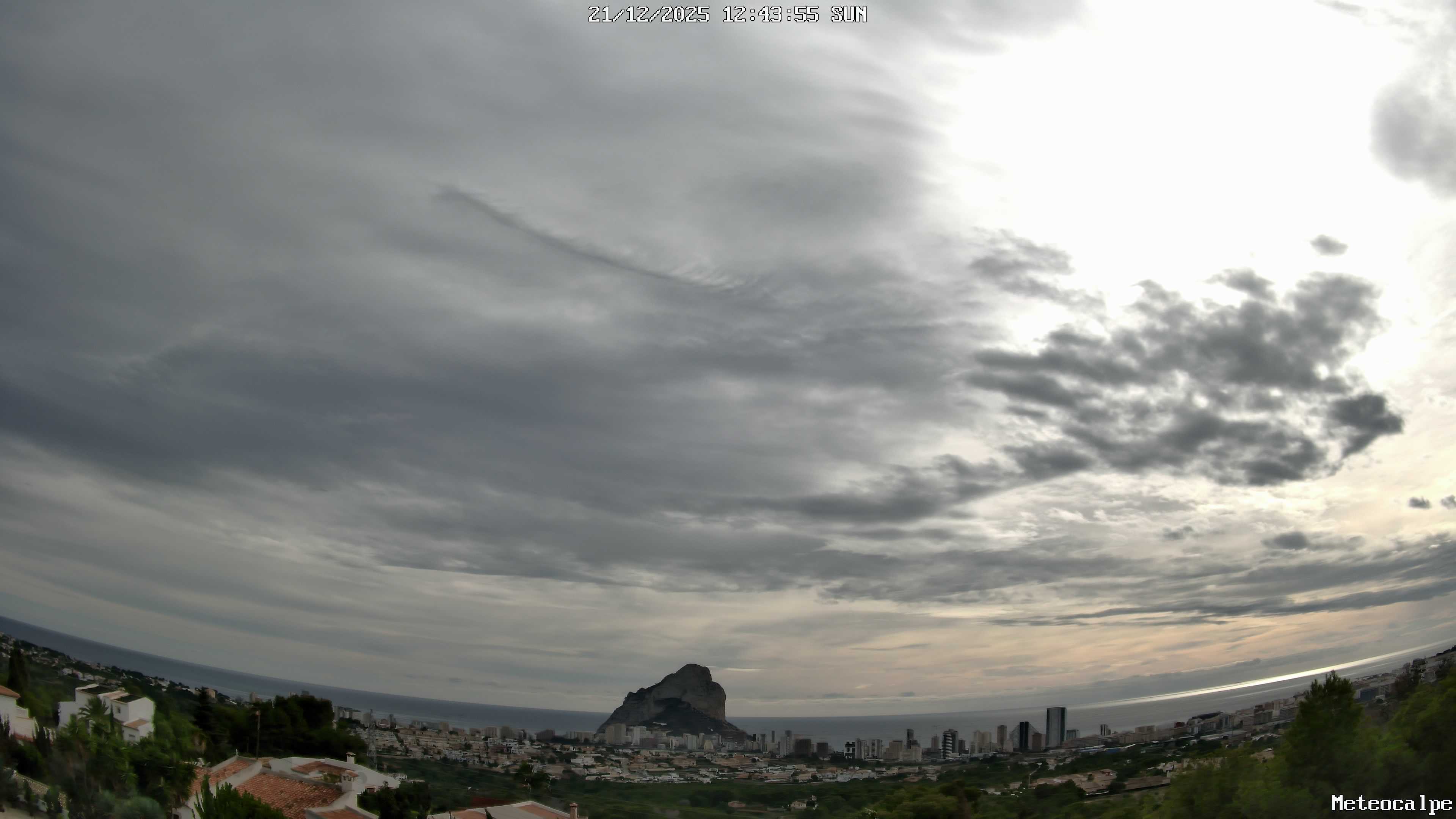 Webcam Calpe: View over Calpe