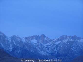 Webcam Lone Pine, California: Mount Whitney - Webcam Galore