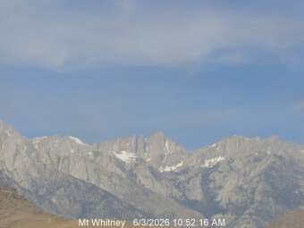 Webcam Lone Pine, California: Mount Whitney - Webcam Galore